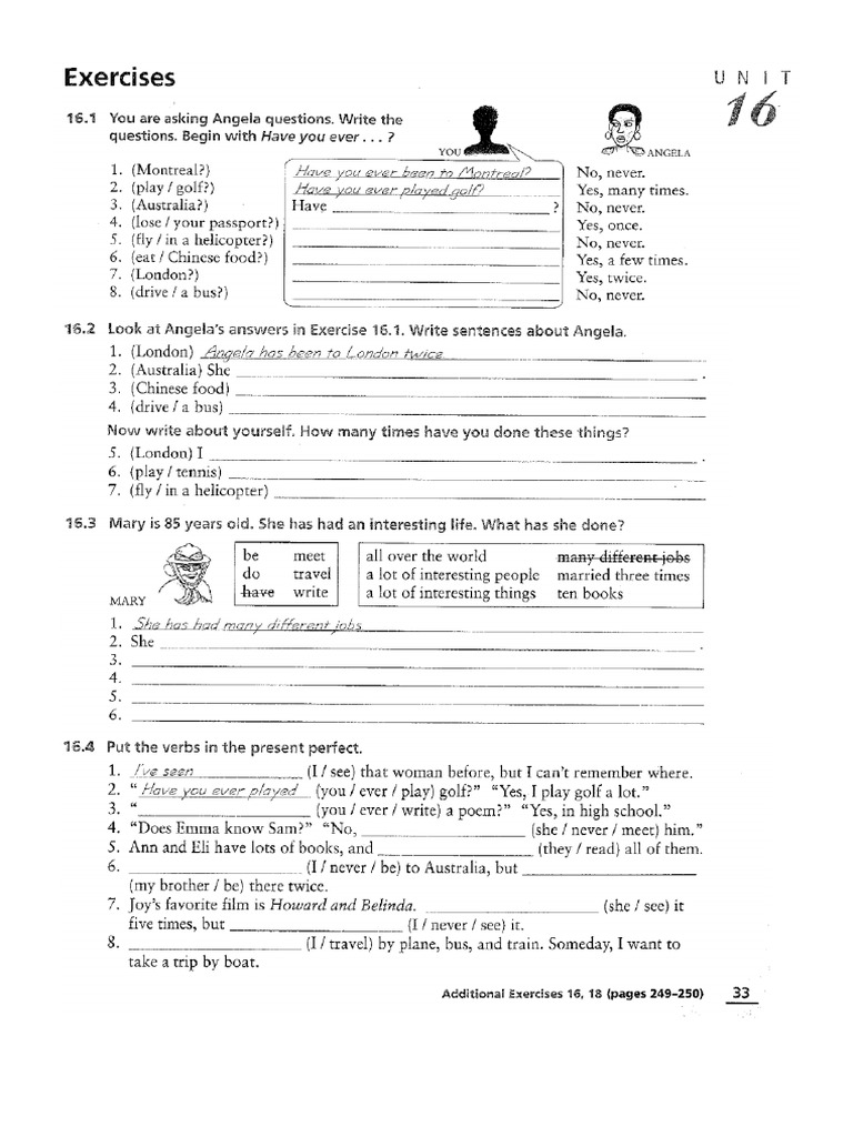 Unit16 Septimo Ciclo | PDF