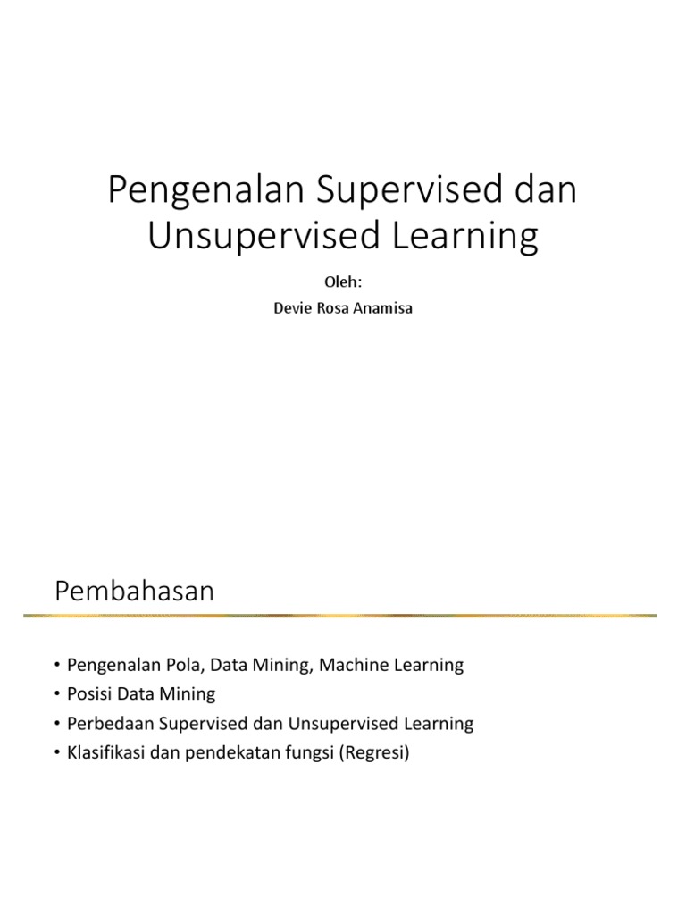 ML-SUPERVISED | PDF