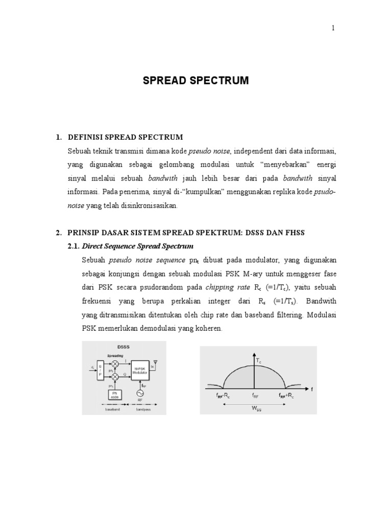 Spread Spectrum | PDF