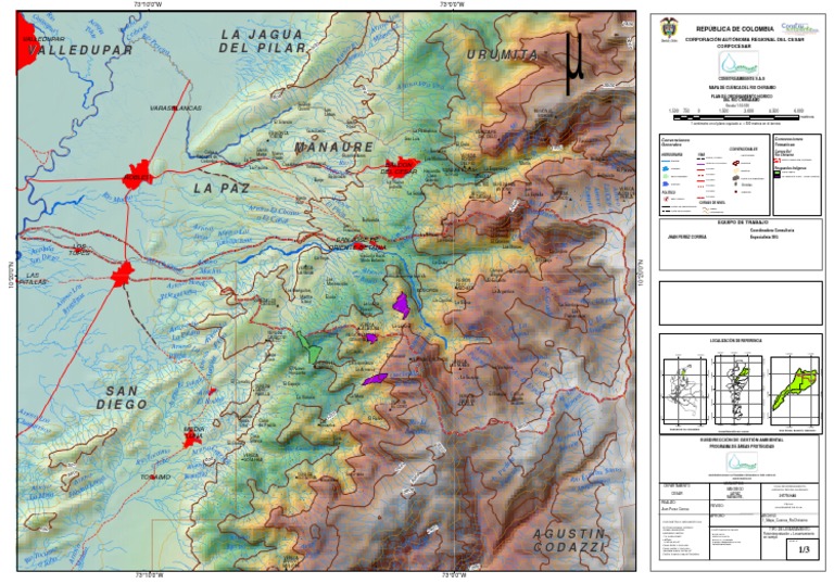 1 Mapa Cuenca RioChiriaimo | PDF | Agua y el medio ambiente | Cuerpos ...