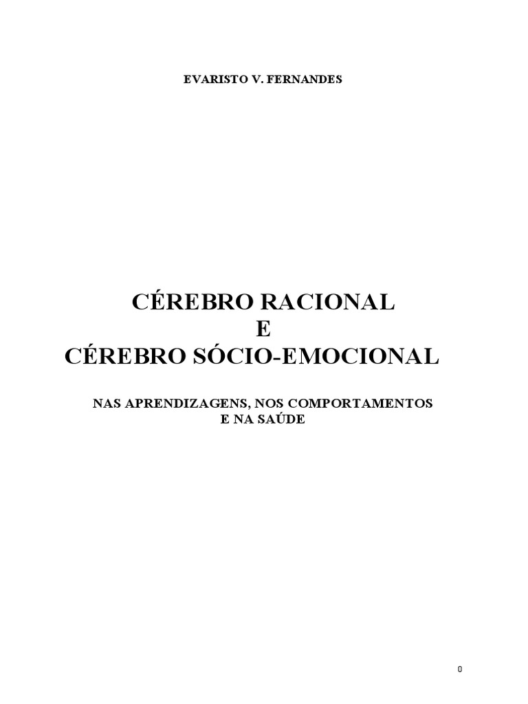 Cérebro Racional e Cérebro Sócio-Emocional PDF | PDF | Percepção ...