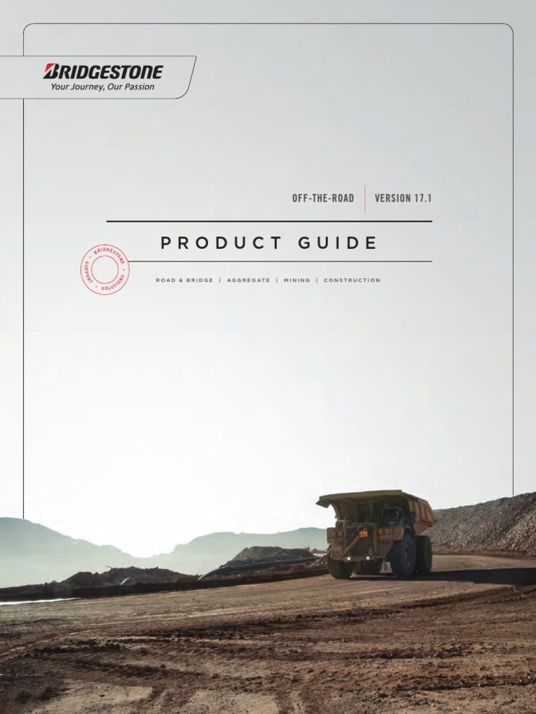 Bridgestone OTR Product Guide 17.1!06!28 2017 | PDF | Tire | Automotive ...