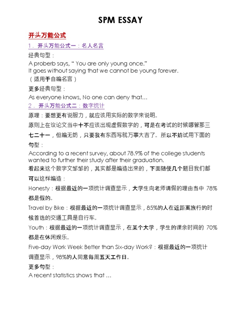 SPM Essay | PDF