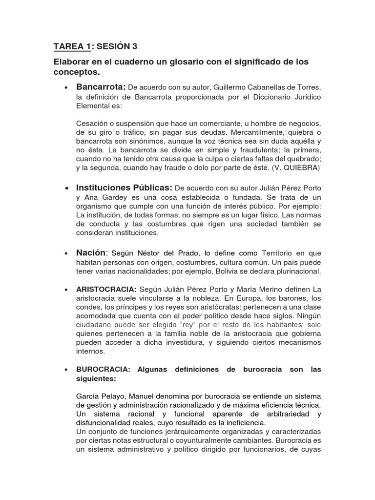 DPSC Tarea | PDF | Burocracia | Bancarrota