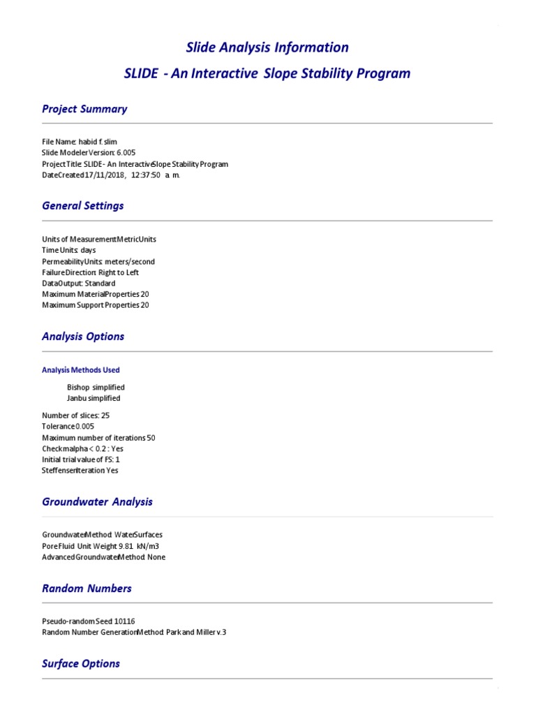 Slide Analysis Information SLIDE - An Interactive Slope Stability ...
