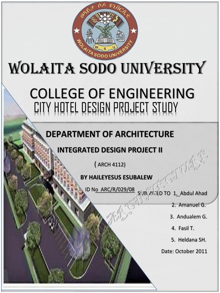 College of Engineering: Wolaita Sodo University | PDF | Bar | Hors D'oeuvre