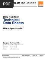 RMD Super Slim Soldiers Brochure | PDF | Bending | Structural Engineering