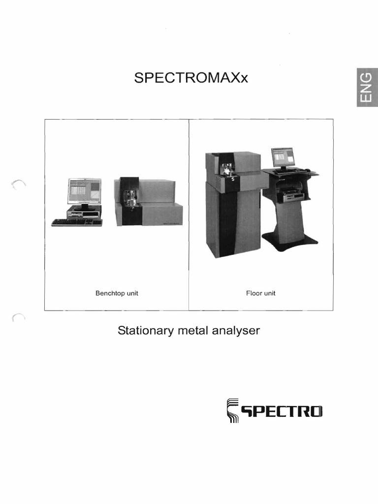 Spectro Maxx. | PDF | High Voltage | Electric Arc