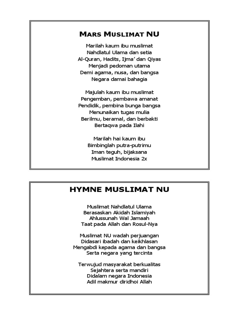 Mars Muslimat N1 | PDF