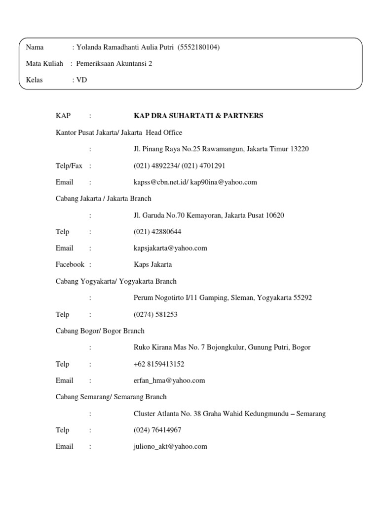 Kap Audit | PDF