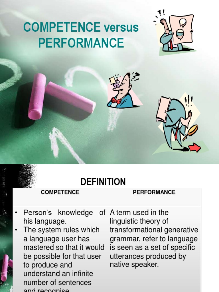 COMPETENCE Versus Performance | PDF | Linguistics | Symbols