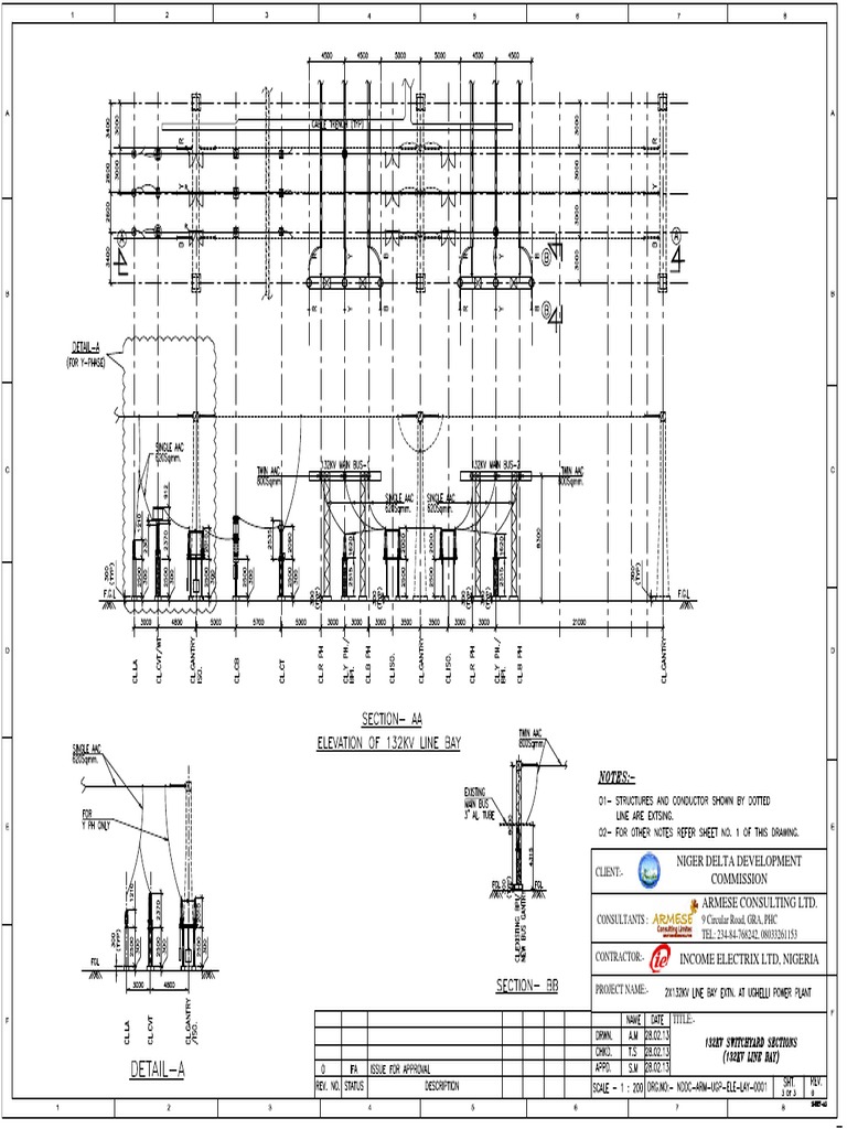 Electrical Equipment Layout For Control Room - Ughelli P.P. - R (Ifc-2 ...
