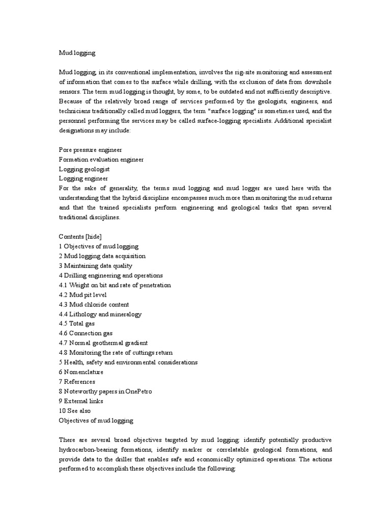 D Exponent | PDF | Oil Well | Science