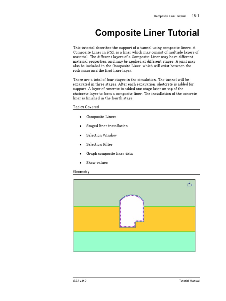 Tutorial 20 Liner With Sliding Gap | PDF | Tunnel | Stress (Mechanics)