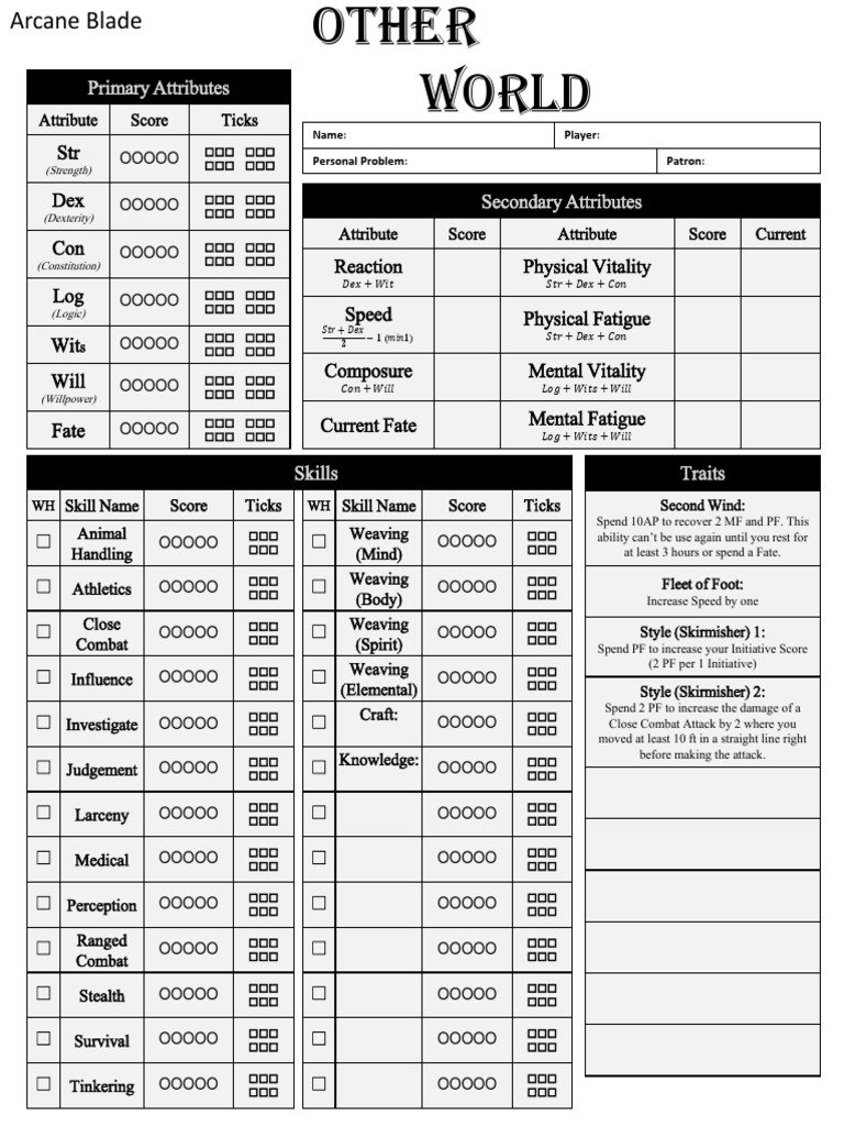 Arcane Blade | PDF | Leisure