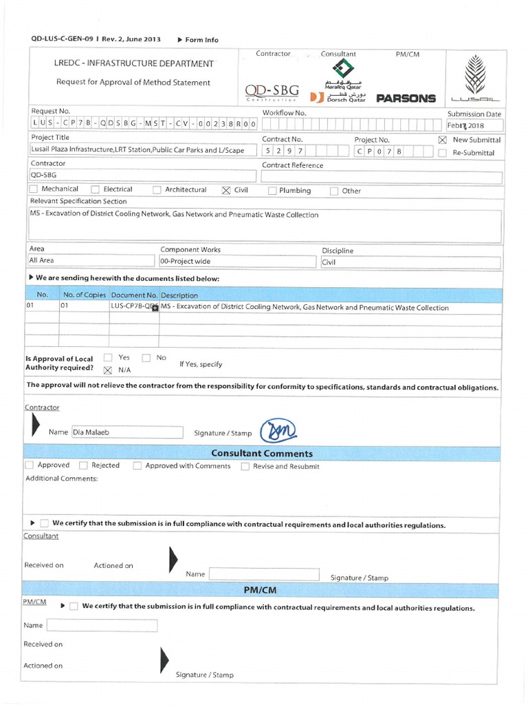 Lus Cp7b QDSBG MST CV 00238 00 | PDF | Surveying | Occupational Safety ...