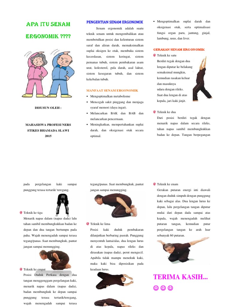 Lefleat Senam Ergonomis | PDF