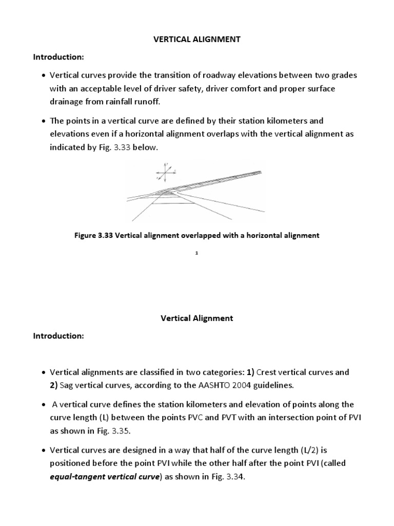 Vertical Curve Design in Highways | PDF | Slope | Distance