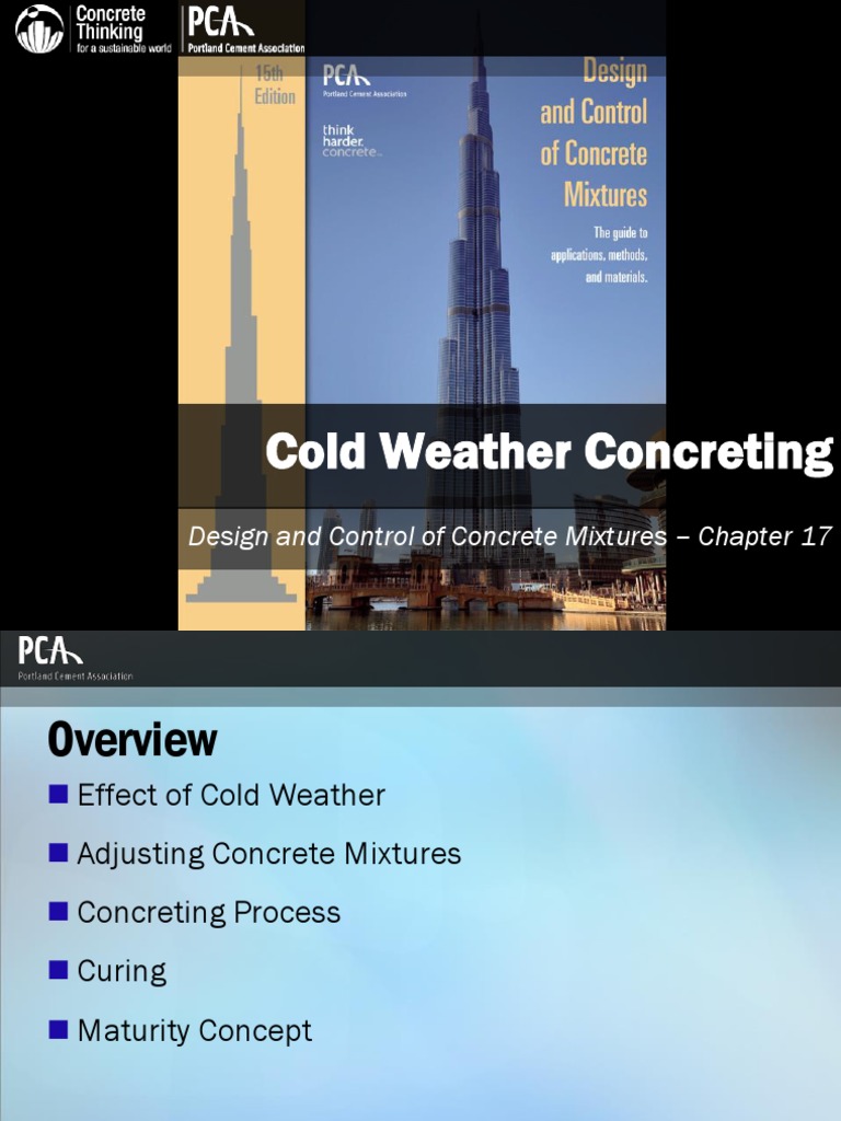 EB001 CH17 - Cold Weather Concreting | PDF