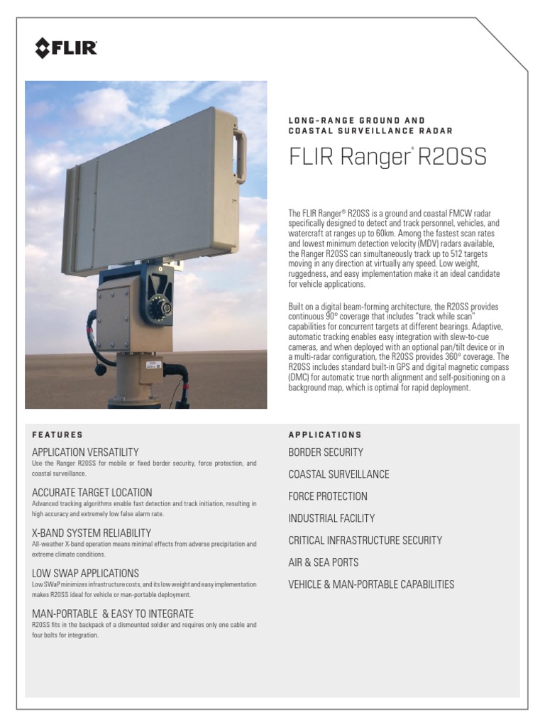 Ranger r20ss Datasheet | Radar | Military Technology