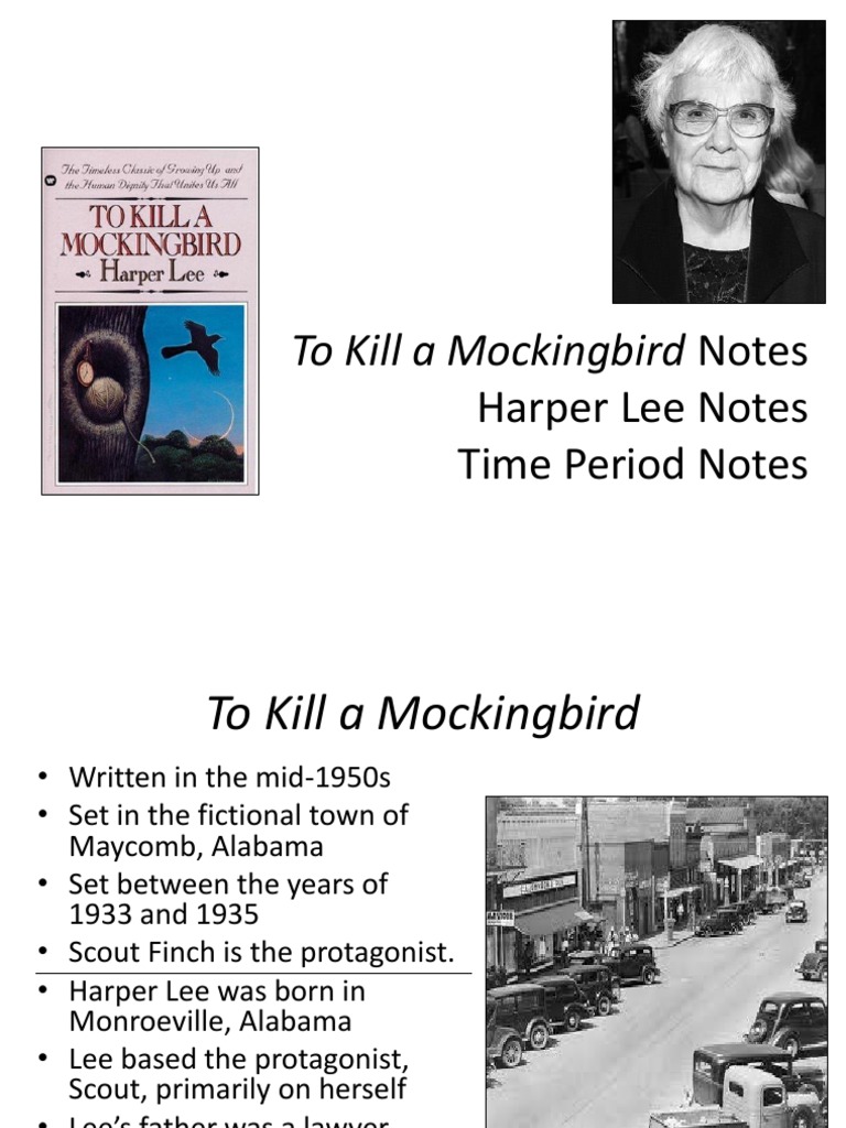 To Kill A Mockingbird Presentation | PDF | Harper Lee | To Kill A ...