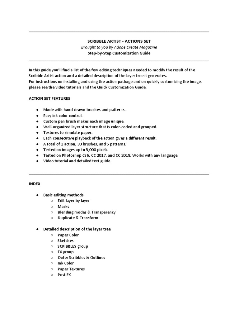 Scribble Artist - Step-by-Step Guide PDF | PDF | Computer Graphics ...