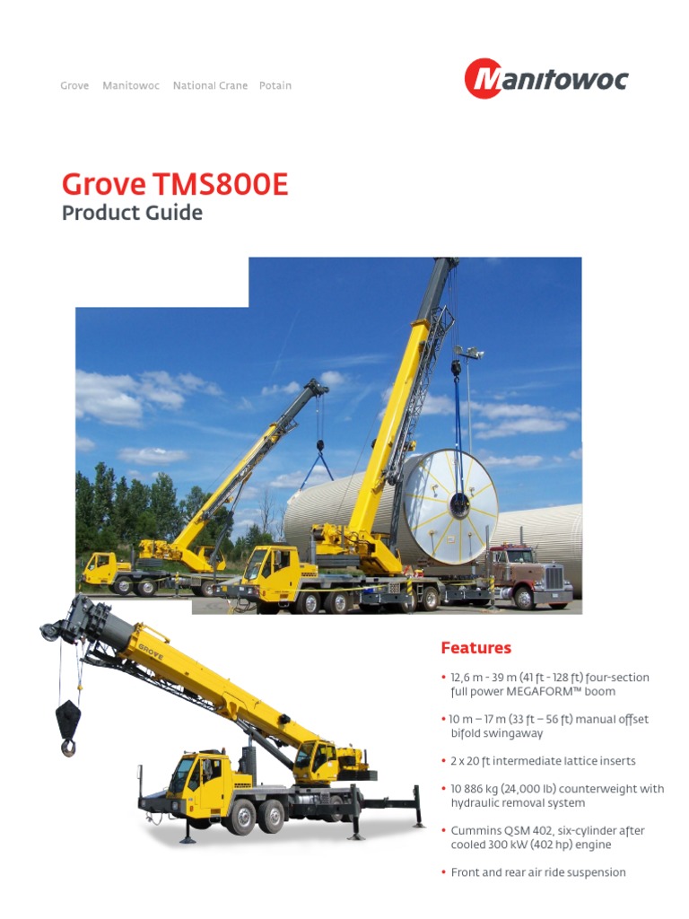 TMS 800 e | PDF | Transmission (Mechanics) | Elevator