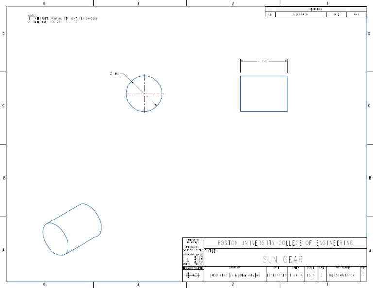 Sun Gear | PDF | Engineering | Teaching Mathematics