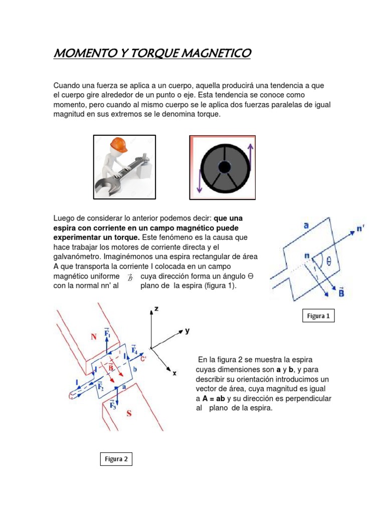 Momento Magnetico | PDF | Vector Euclidiano | Campo magnético