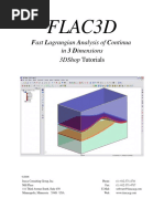 Tutorials - FLAC3D 7.0 Documentation | PDF