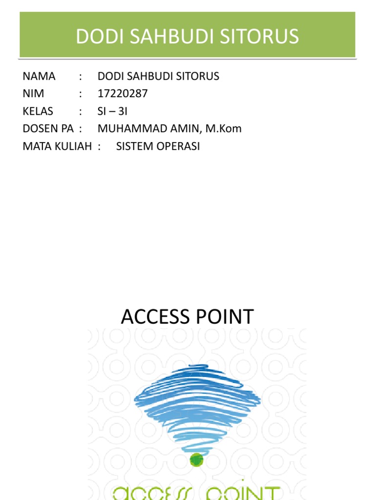 Access Point Types and Examples | PDF | Computer Networking | Wireless ...