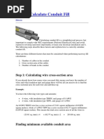 Conduit & Trunking Capacity Chart | PDF | Cable | Insulator (Electricity)