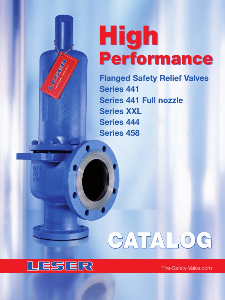 LESER-Safety-Relief-Valve-High Performance Catalog en 07 2016 | PDF ...
