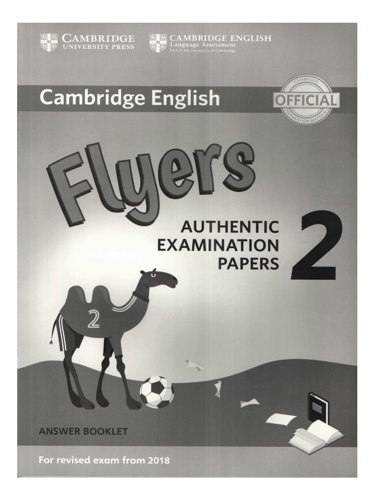 Flyers 2 2018 Authentic Examination Papers Answer Booklet PDF | PDF