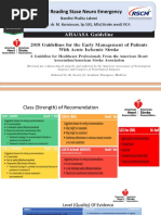 Guideline Stroke Iskemik Akut (AHA-ASA, 2018) | PDF