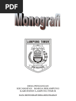 Monografi Desa: Data dan Analisis | PDF