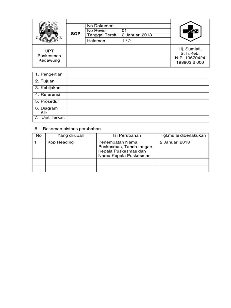 Format Sop Terbaru | PDF
