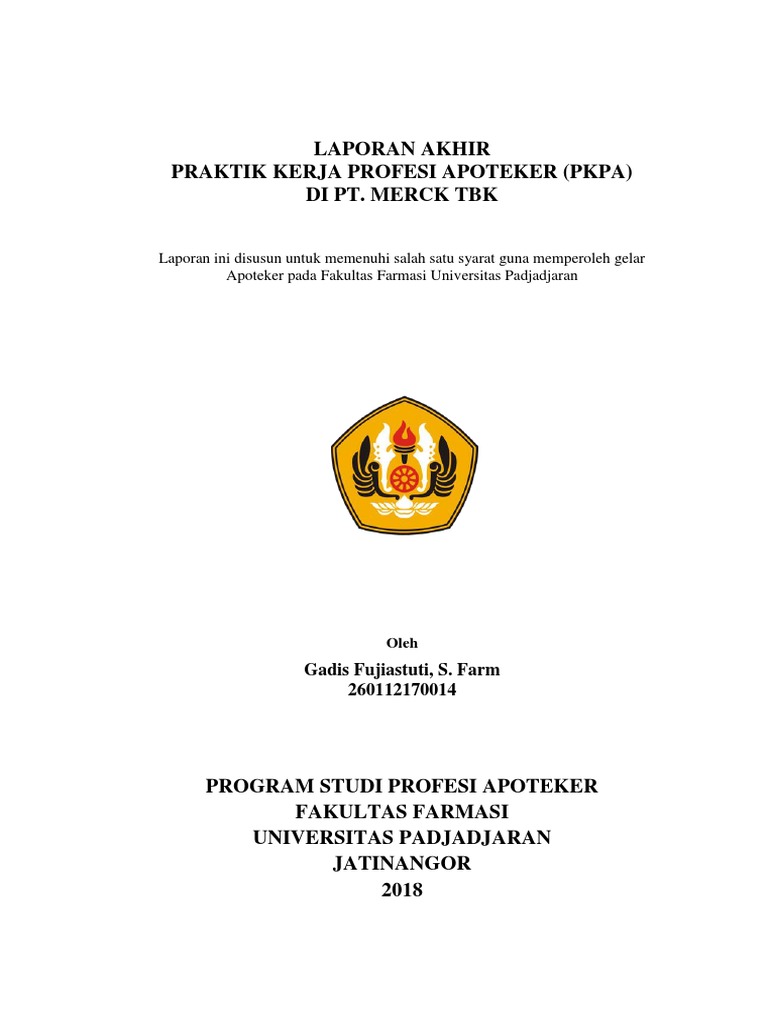 Gadis Fujiastuti - 260112170014 - PT. Merck TBK | PDF