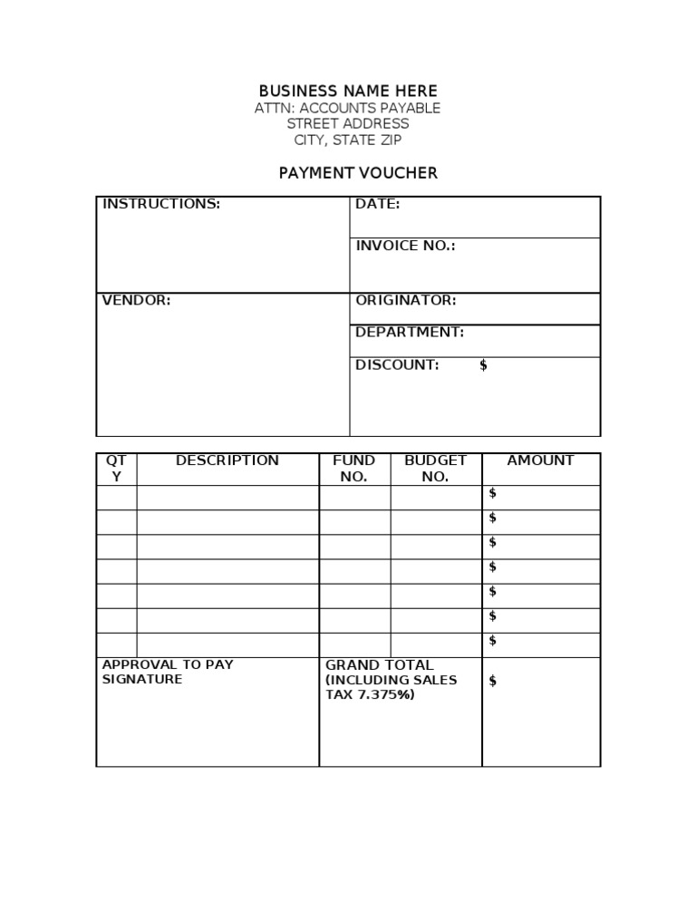 Payment Voucher Sample | PDF | Taxation | Payments