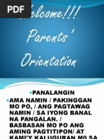 Script Parents Orientation | PDF