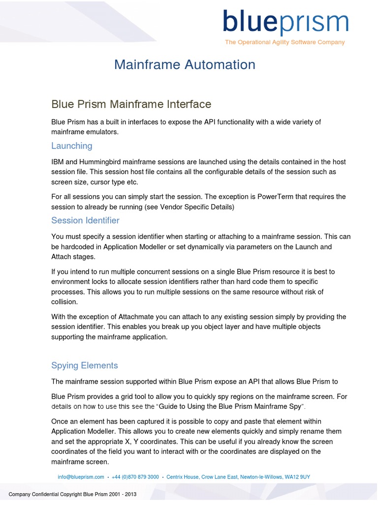Mainframe Automation PDF | Download Free PDF | Mainframe Computer | Application Programming ...