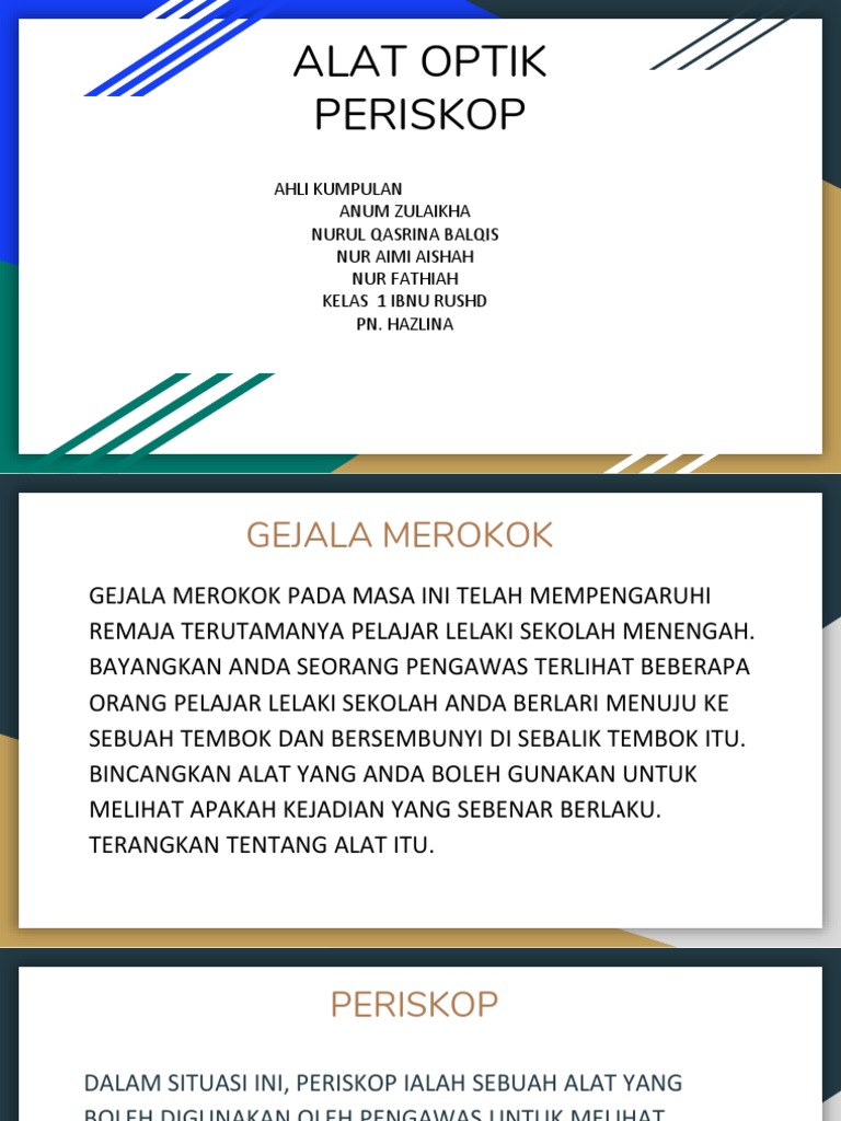 Alat Optik Periskop | PDF