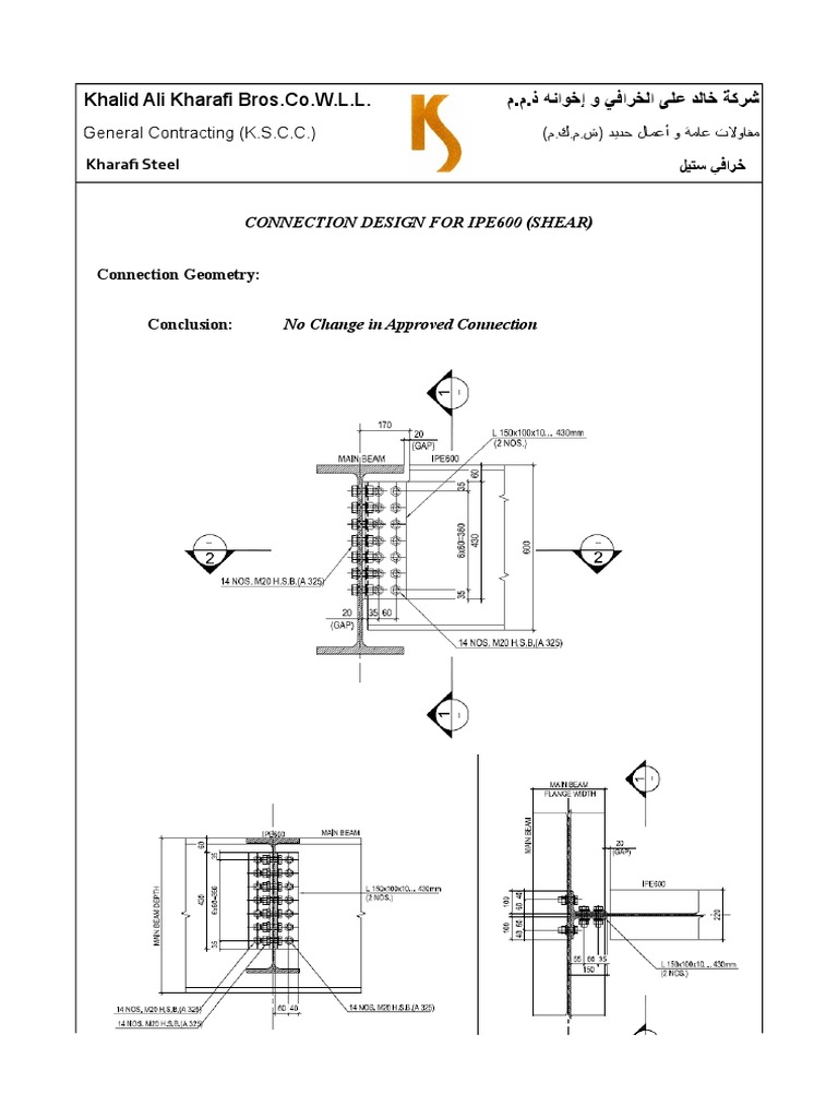Shear Connection Design Analysis | PDF