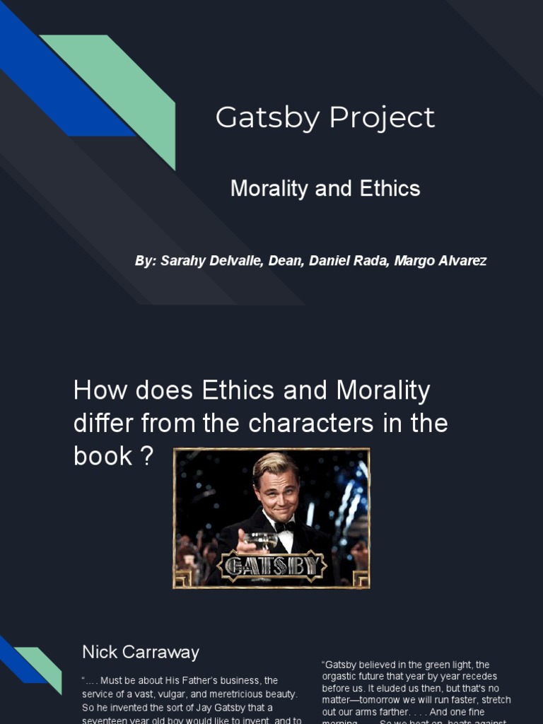 Great Gatsby Project | PDF | The Great Gatsby