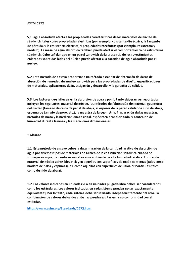 Astm C272 | PDF