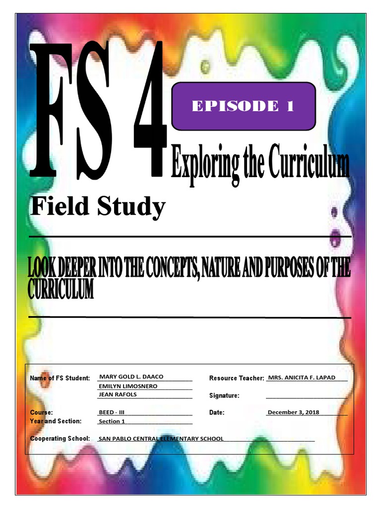 Fs4 Front Page | PDF