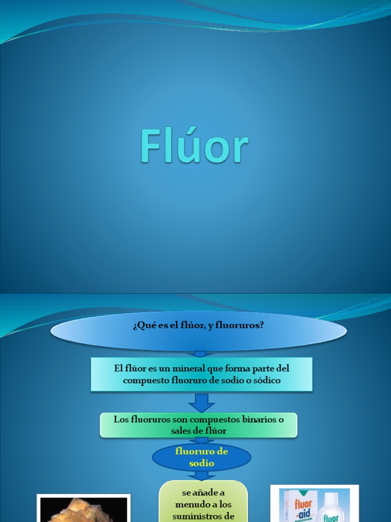 Flúor | PDF | Fluoruro | Sustancias químicas