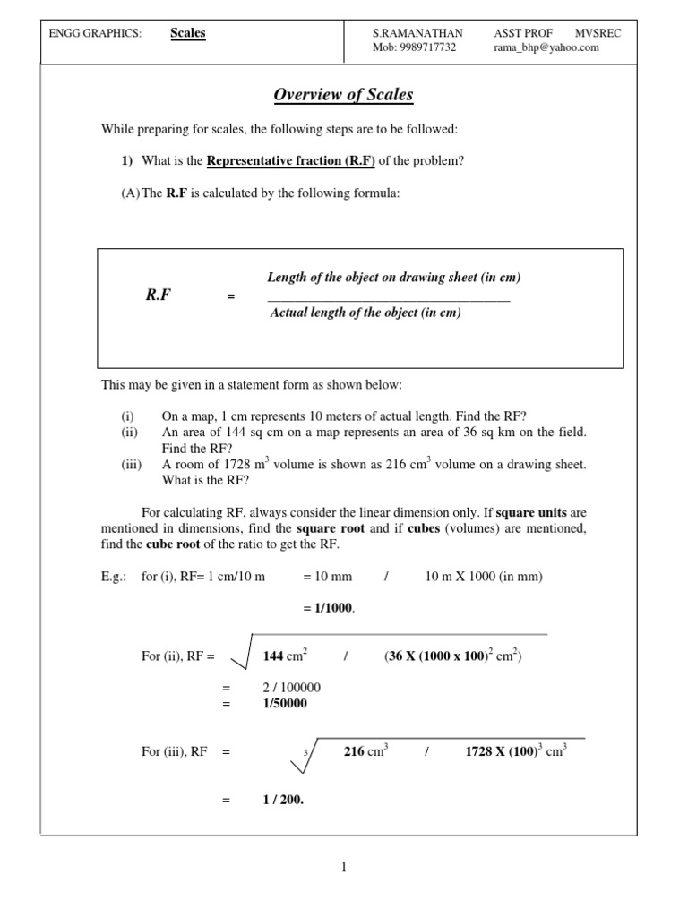 1.5 Scales Problems and Solutions PDF | PDF