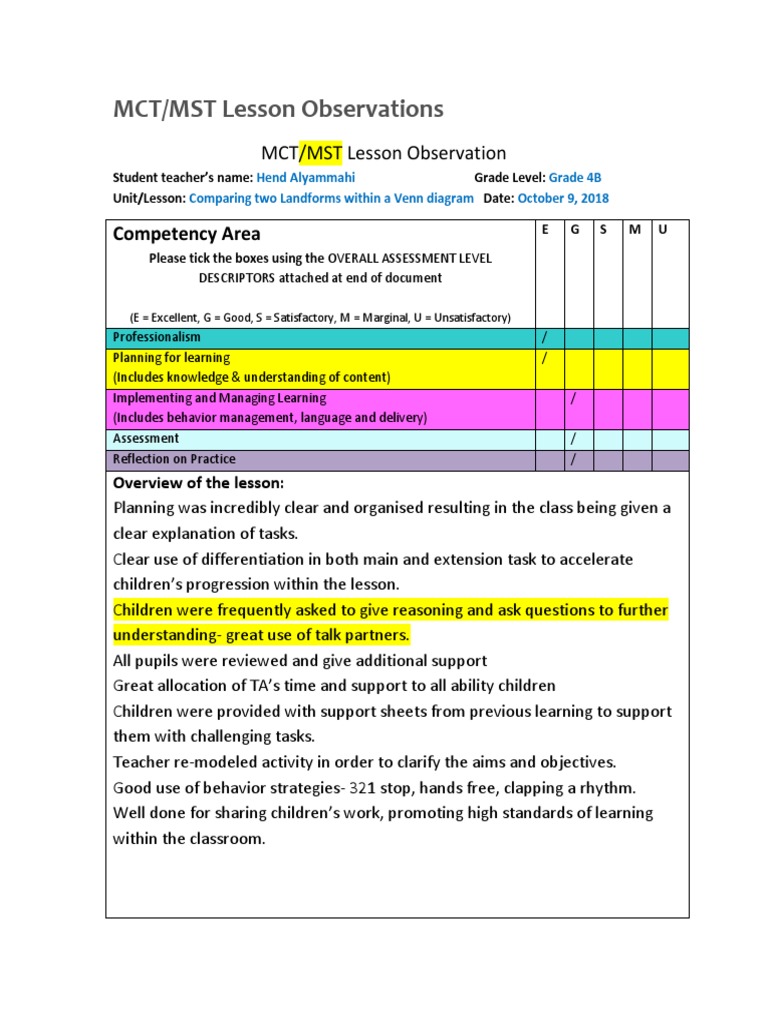 Science - Observation | PDF | Learning | Teachers