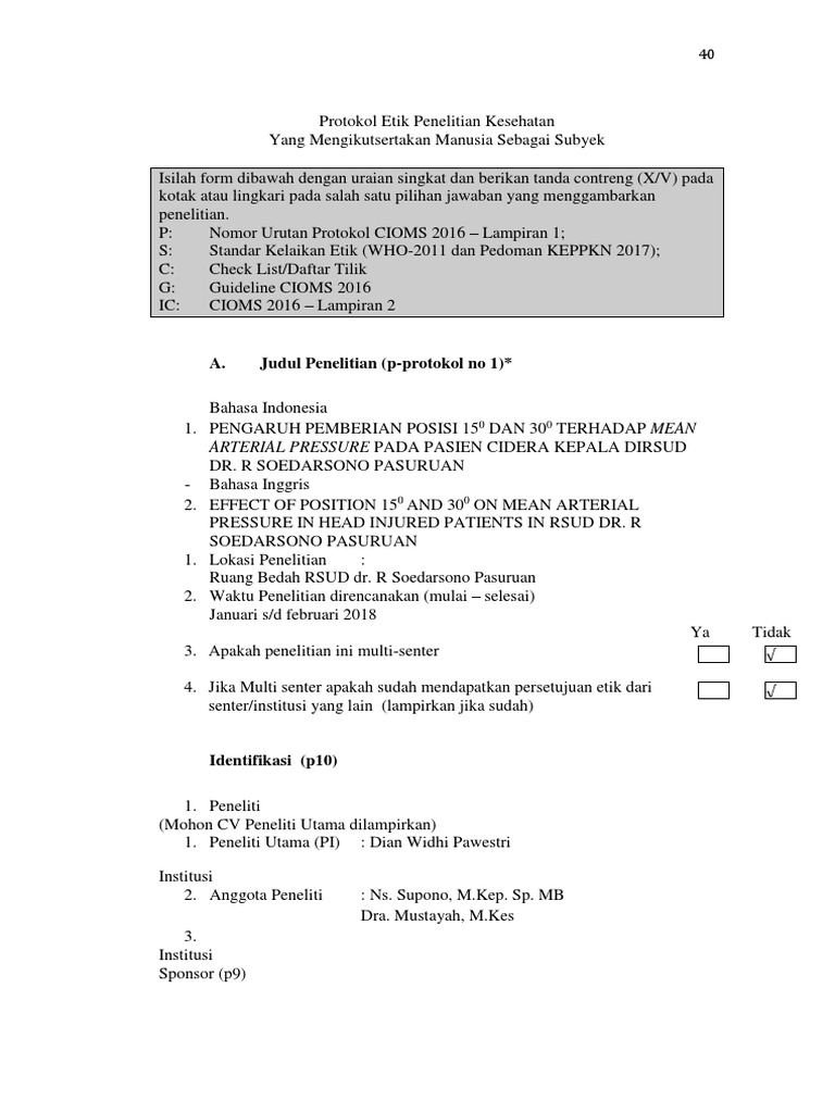 Form Protokol Mutakhir Polkesma Dian | PDF